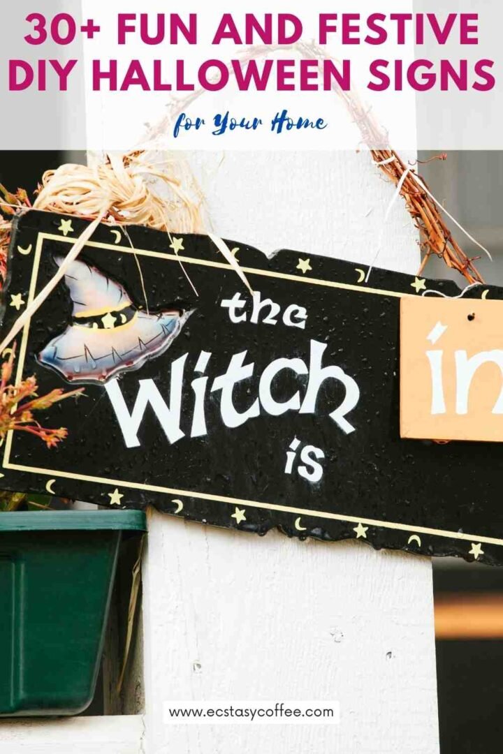 30+ Fun and Festive DIY Halloween Signs for Your Home
