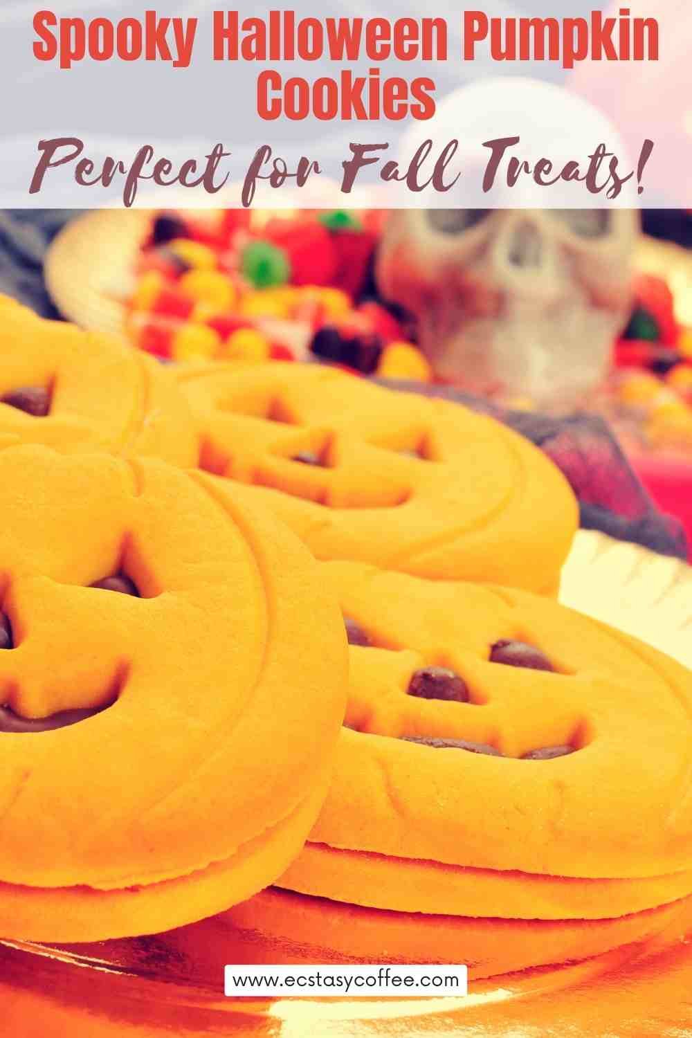 Spooky Halloween Pumpkin Cookies – Perfect for Fall Treats!