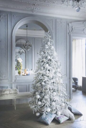 30 Creative White Christmas Tree Decorating Ideas
