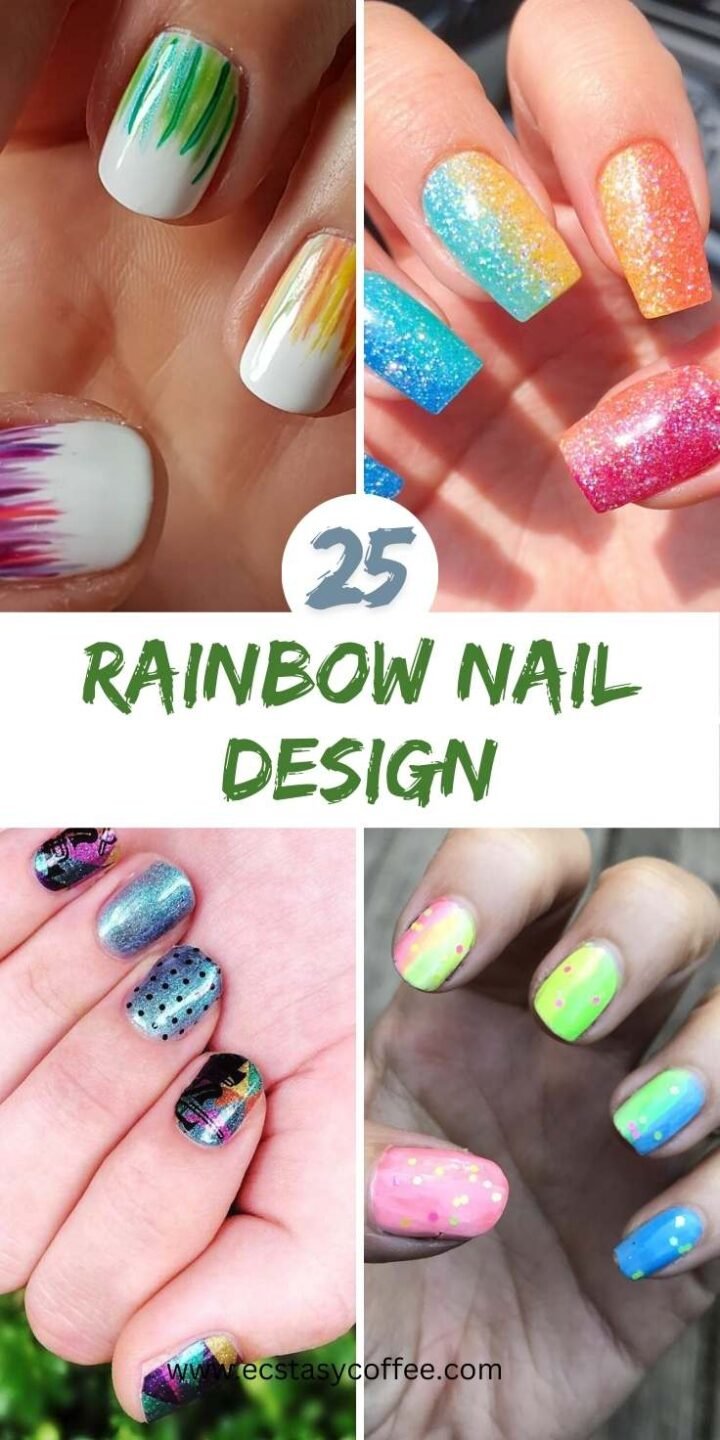 Colorful Rainbow Nail Designs You Won’t Miss