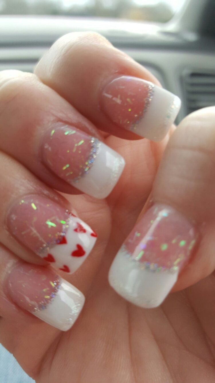 40+ Perfect Heart Nail Art Design for Valentine's Day