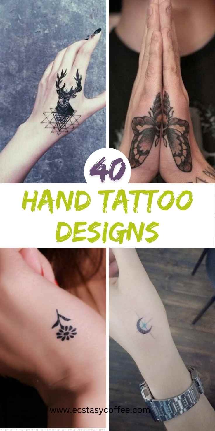 40 Hand Tattoo Designs: Making a Statement with Minimalism