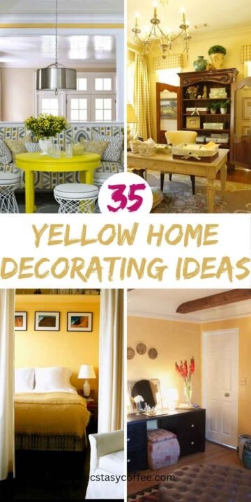 35 Yellow Home Decorating Ideas: Add Sunshine to Your Space