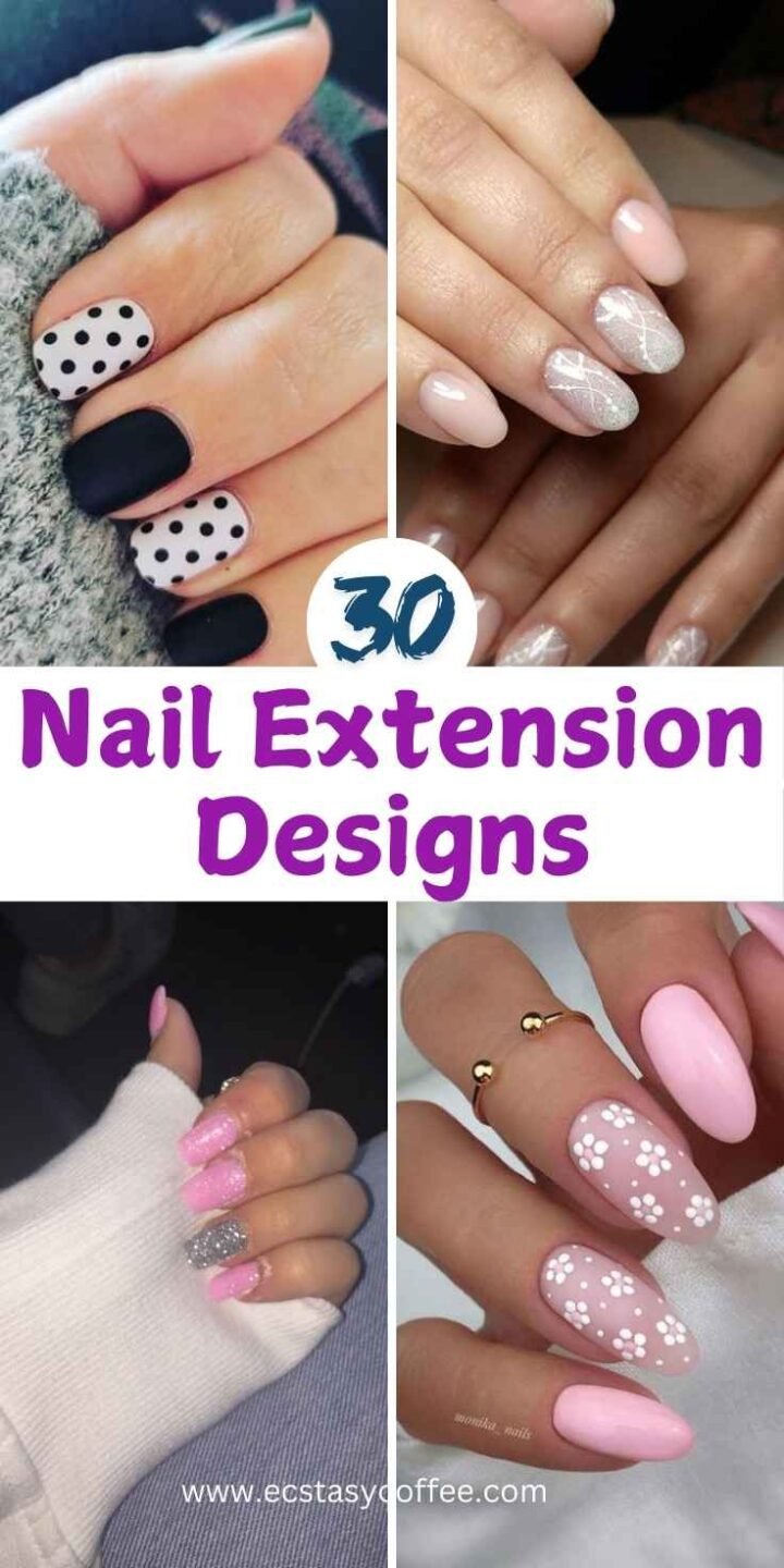 30 Simple Yet Beautiful Nail Extension Designs to Adorn Yourself