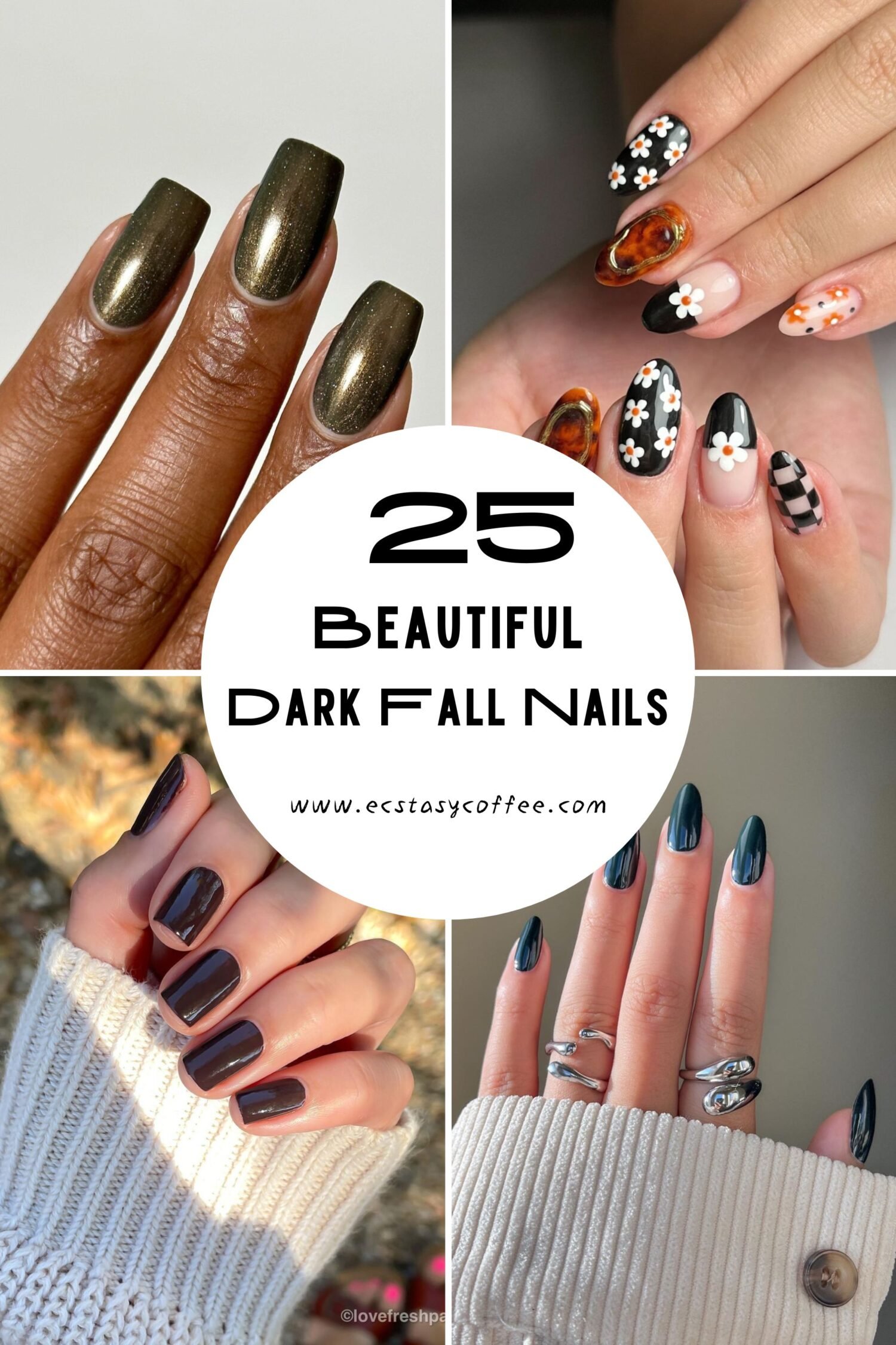 25 Dark Fall Nails You’ll Want to Wear All Season Long