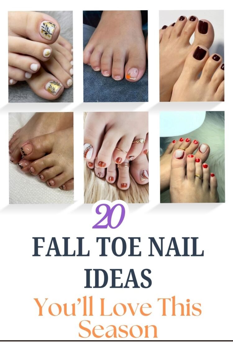 20 Fall Toe Nail Ideas You’ll Love This Season