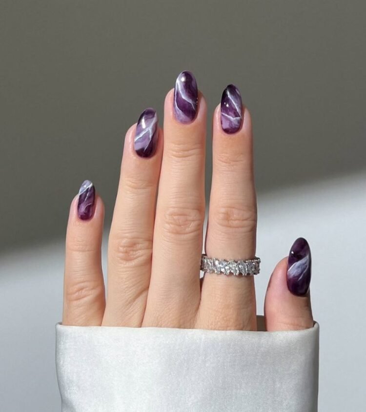 20 Gorgeous Plum Nail Ideas to Try This Year